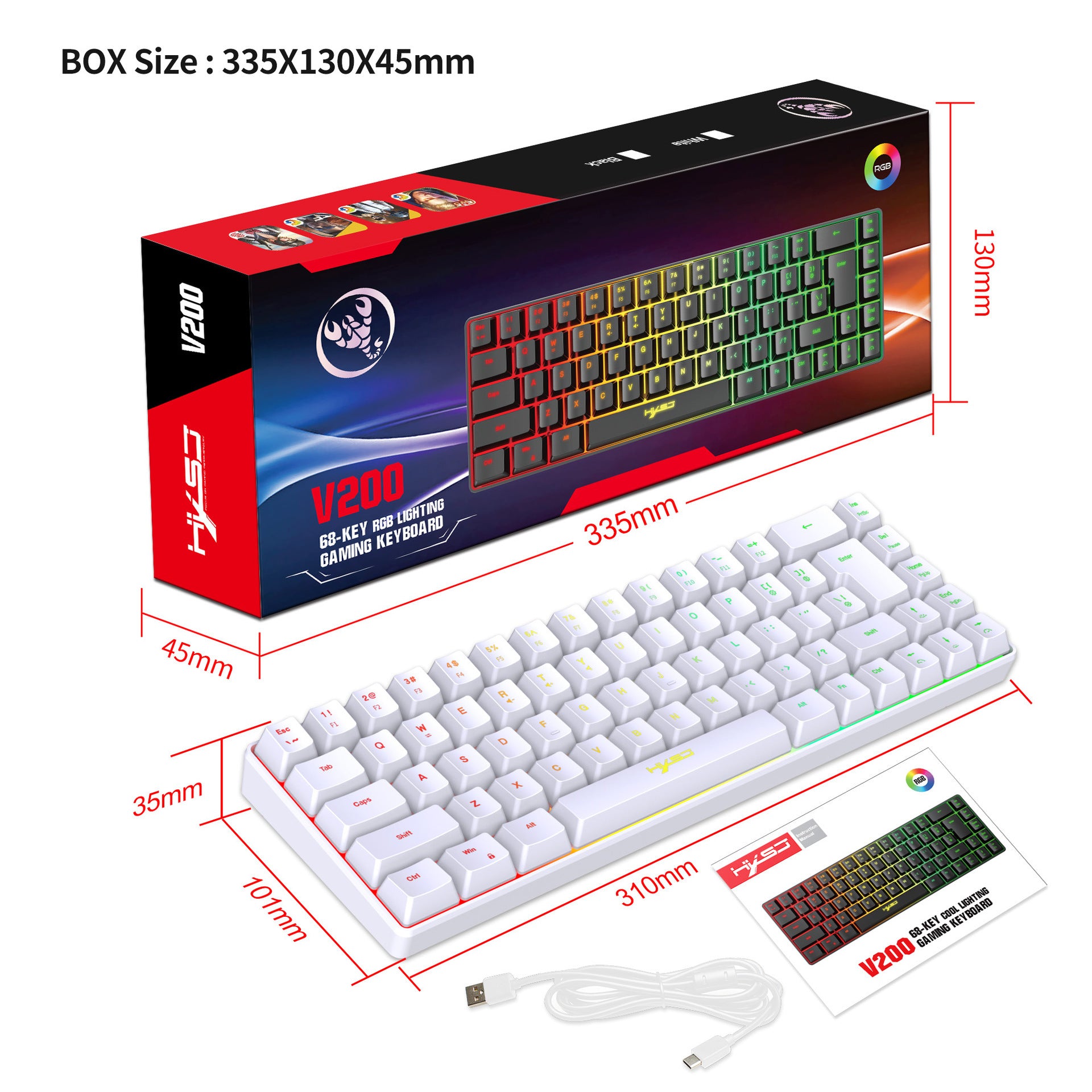 Mechanical Feeling Membrane Gaming Keyboard – Musgrove Apparel